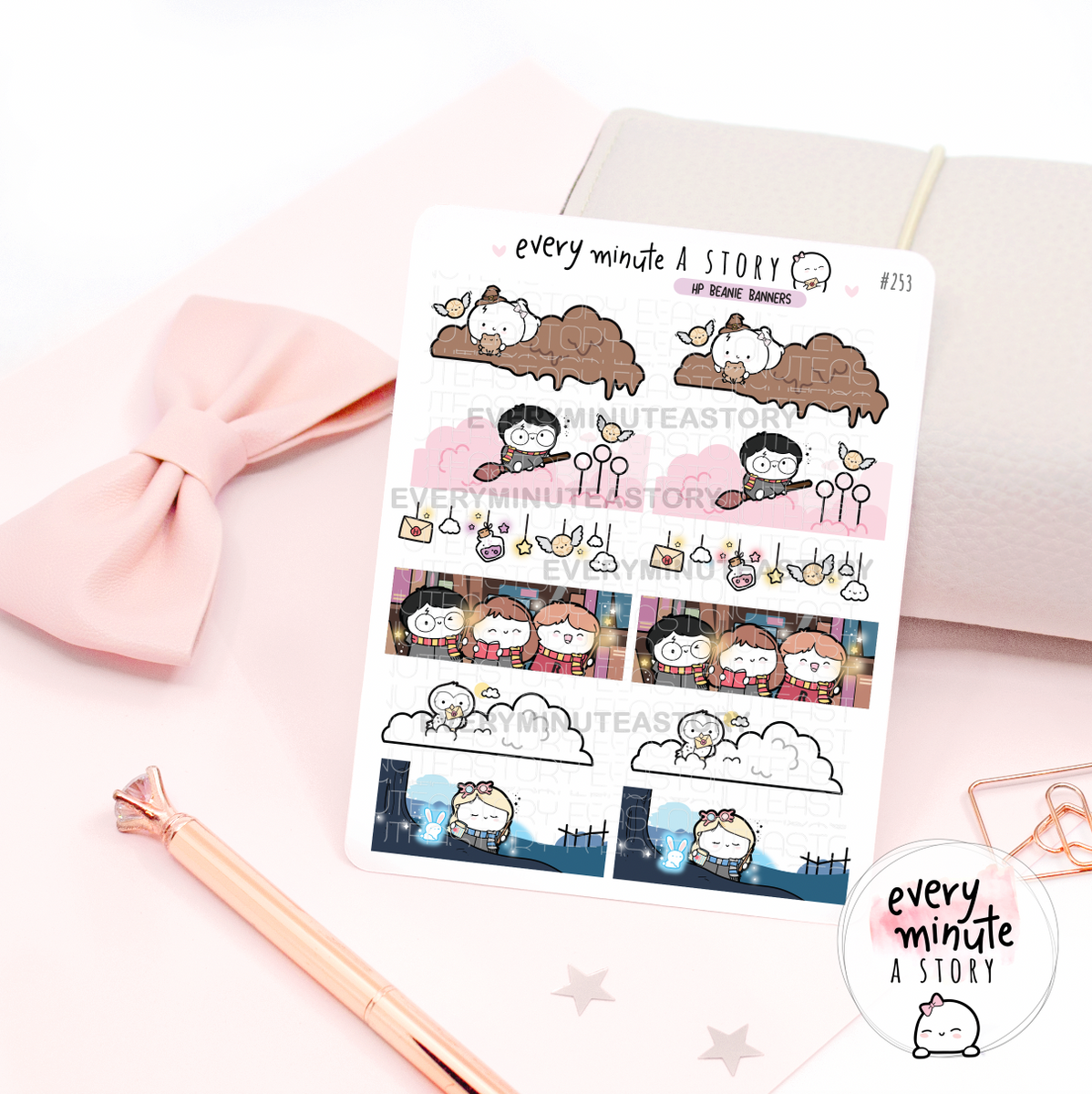 HP inspired banners, wizard – Every Minute A Story