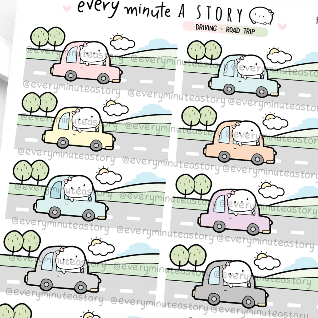 Driving/Road trip banners – Every Minute A Story