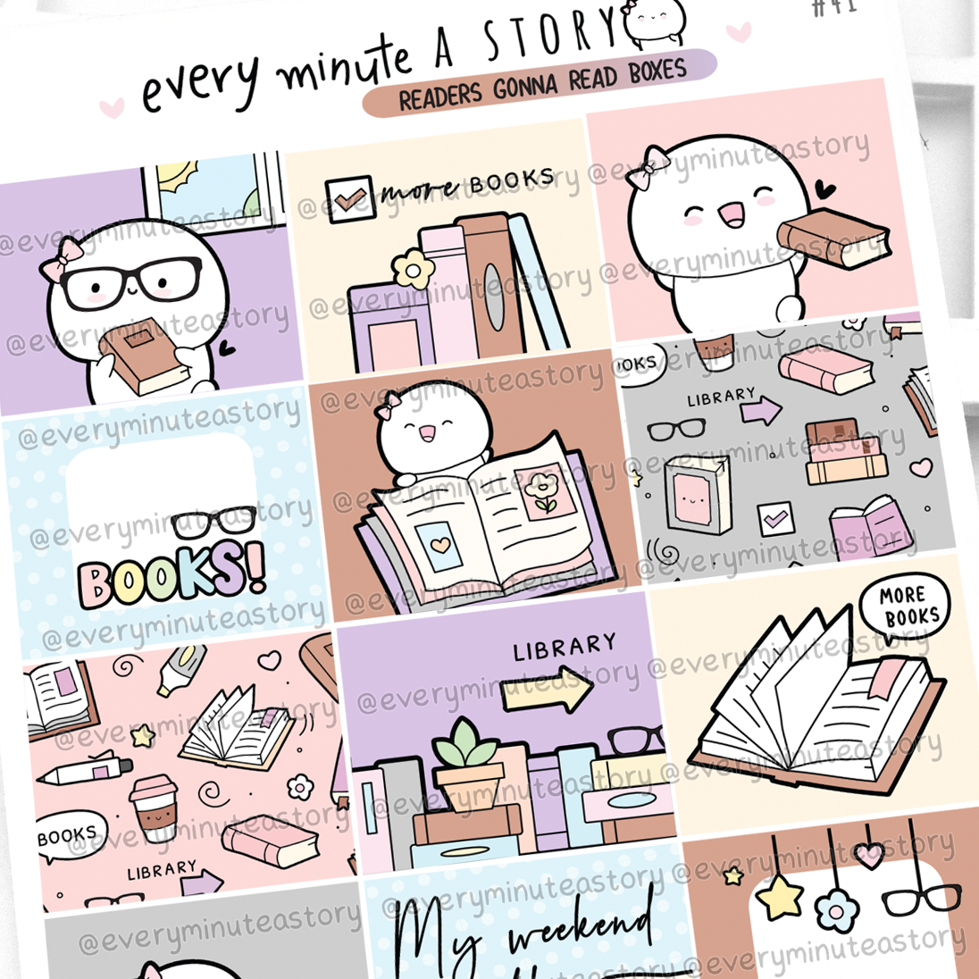 Readers gonna read deco boxes – Every Minute A Story