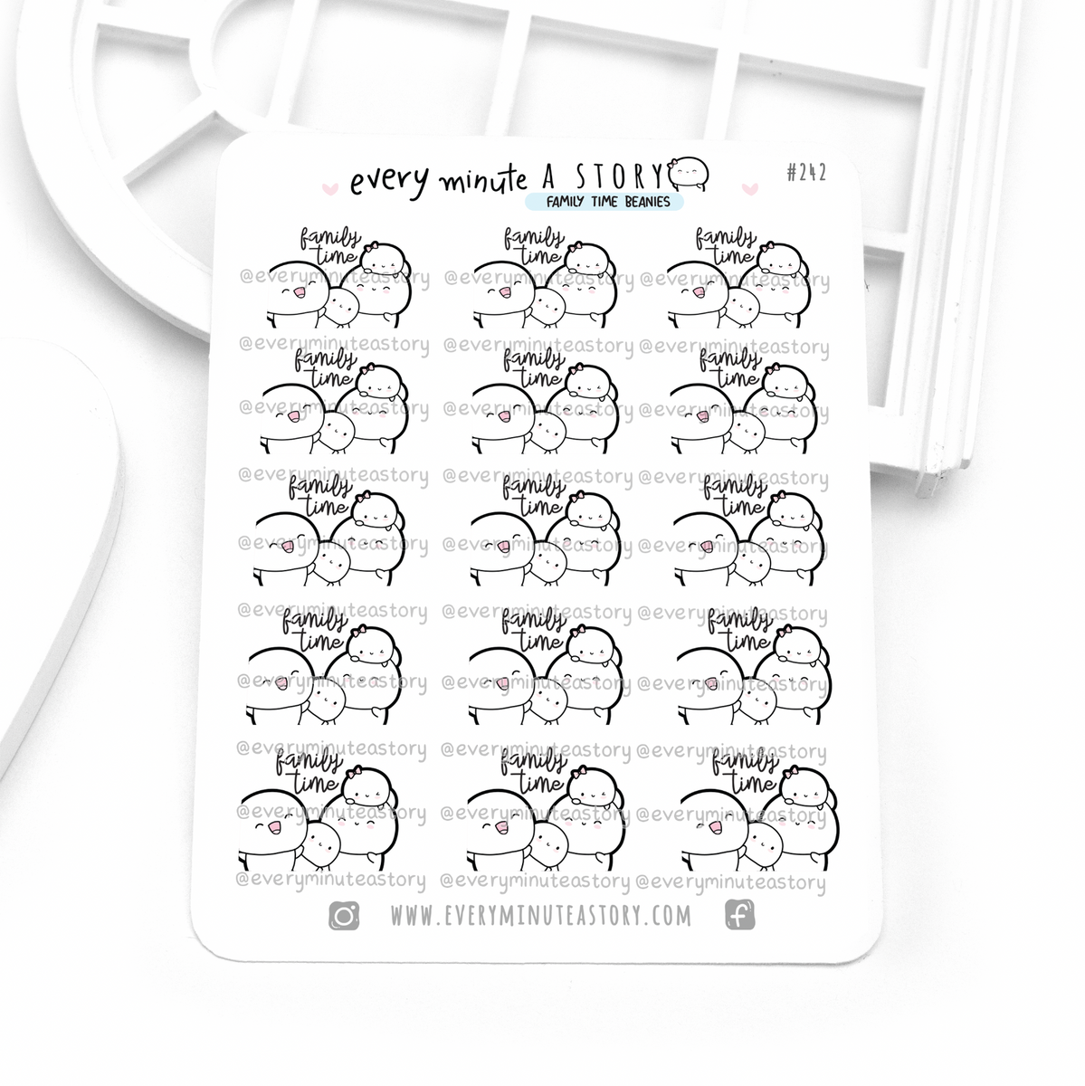 Family time stickers – Every Minute A Story