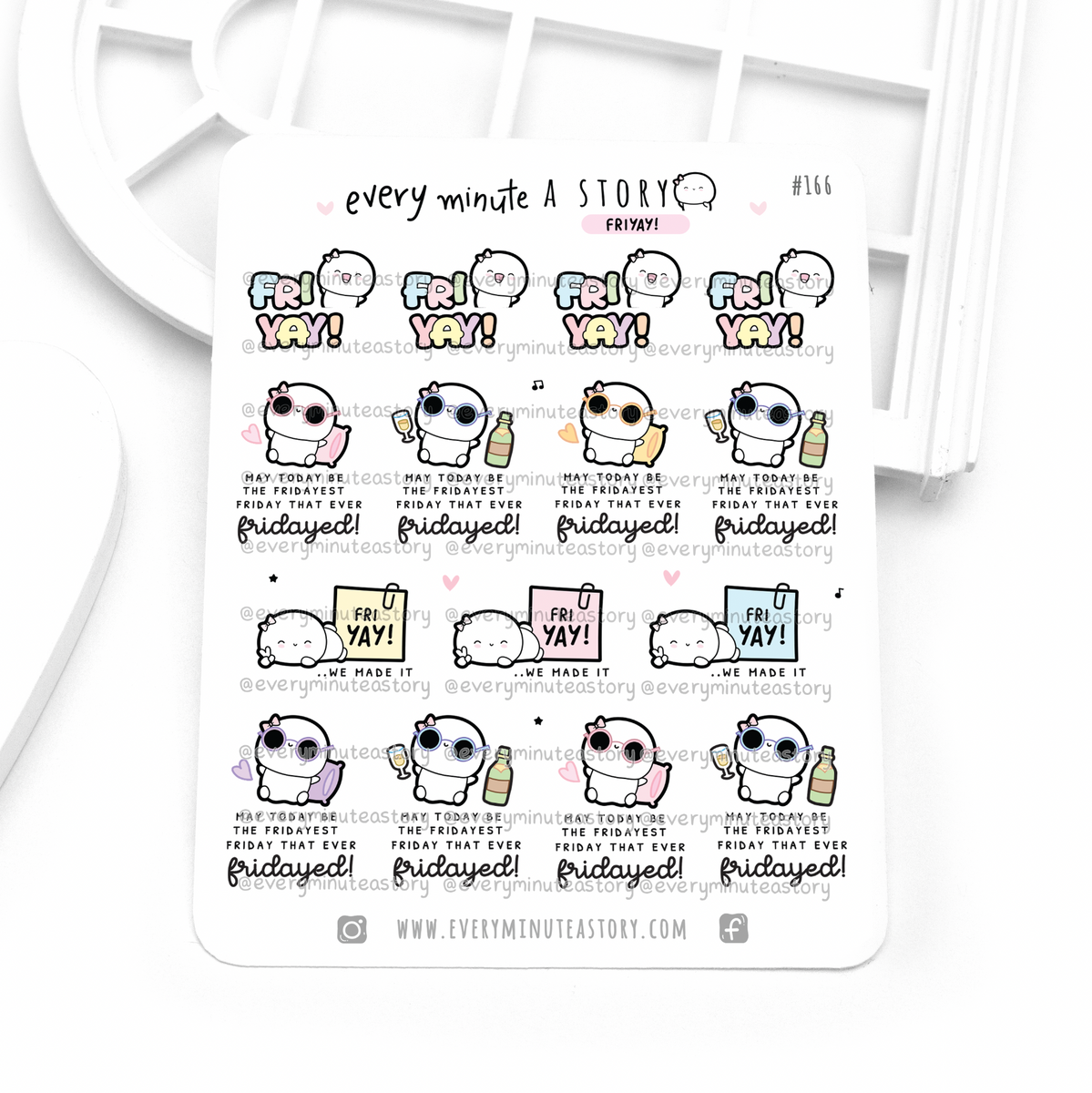 It's Fri-yay Beanie stickers, weekend, night out, friday – Every Minute ...