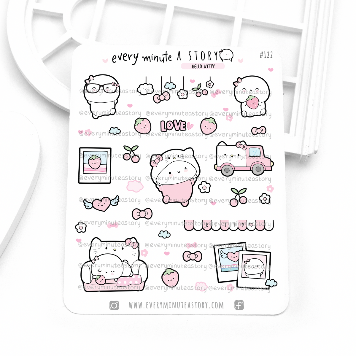 HK Beanie sticker sampler – Every Minute A Story
