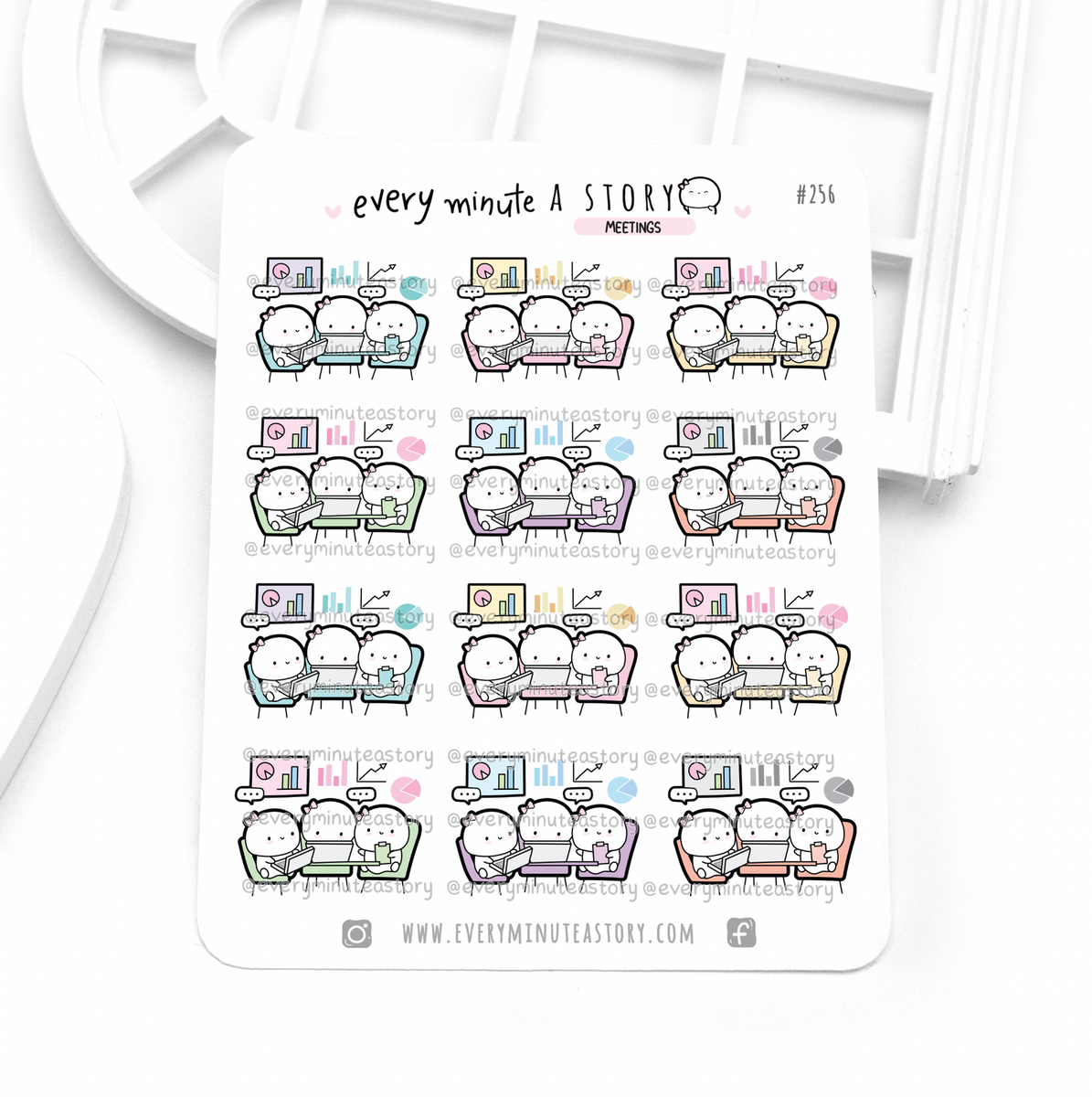 Meeting day stickers, work stickers, meetings, office – Every Minute A ...
