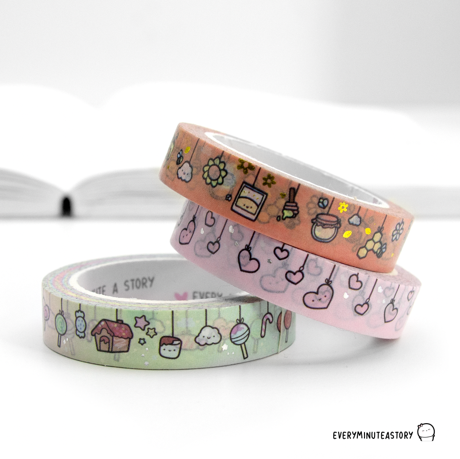 Dangle Washi set of 3 | LIMIT: 2 sets/order – Every Minute A Story