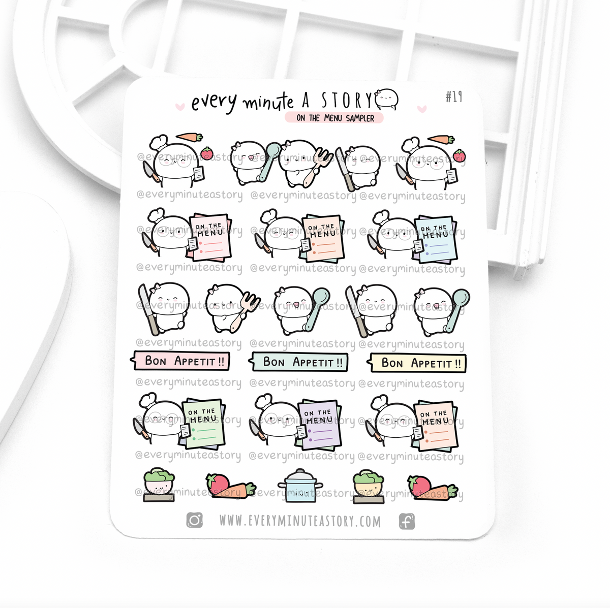 On the menu stickers, cooking, meal prep, food, chores – Every Minute A ...